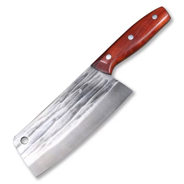 5Cr15MoV Rosewood Chinese Vegetable Cleaver 172 mm LKCVC10001 | LeeKnives