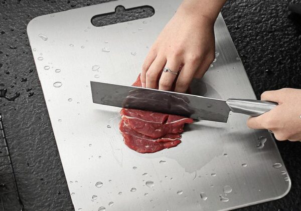 Do Stainless Steel Cutting Boards Dull Knives? Stainless vs Titanium vs ...